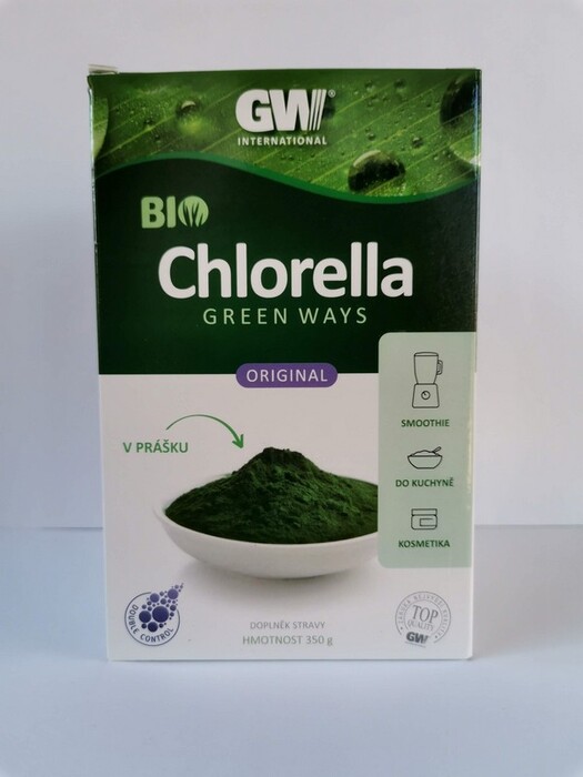 Chlorella v prášku i v tabletách Green Ways